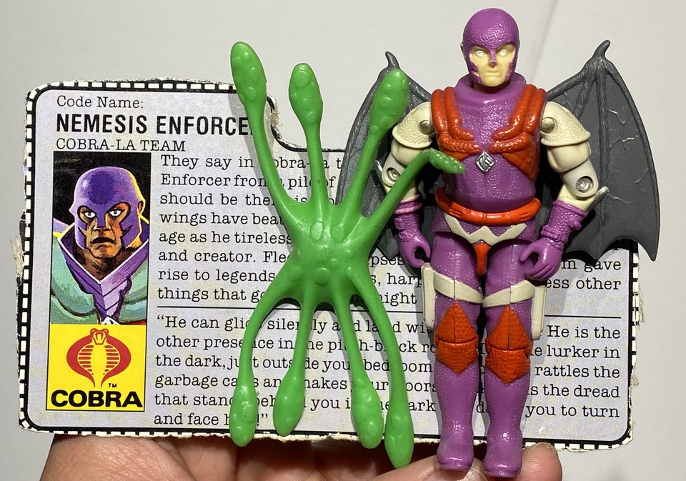 1987 Hasbro GI Joe Cobra LA Nemesis Enforcer Loose 100% Complete w/ FC ...