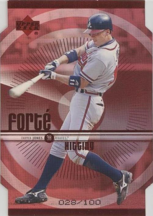 1999 Upper Deck - Forte Chipper Jones #F6 Triple /100 for sale online ...