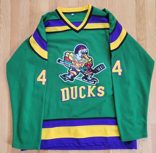 Mighty Ducks Fulton Reed CCM Green #44 Jersey Size XL | eBay