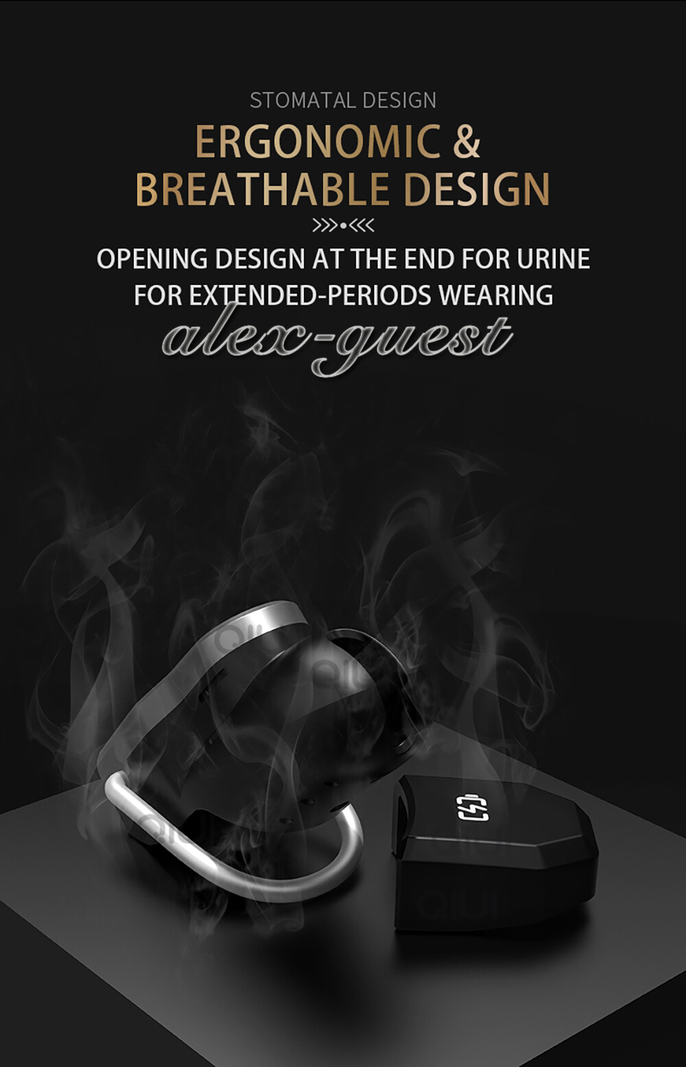 New QIUI Bluetooth Cellmate 2 Chastity Shock Cage Lock APP Remote ...