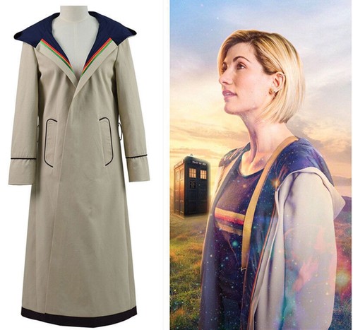 13th female Doctor who Cosplay Costume Coat 13th Doctor Jodie Cosplay ...
