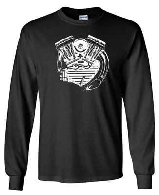 PANHEAD Long Sleeve T-shirt - Biker Harley Davidson | eBay
