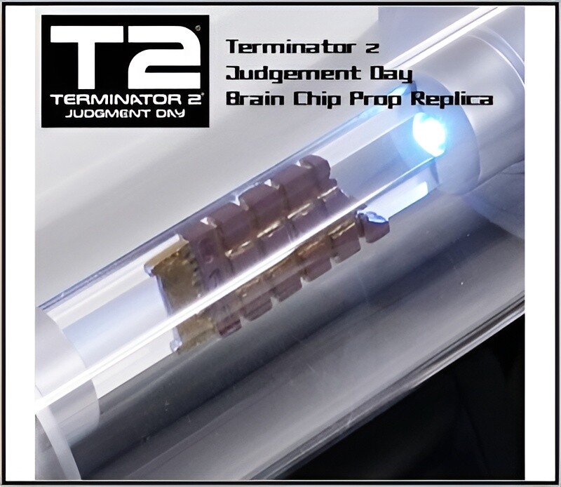HCG Terminator 2 T-800 BRAIN CHIP Prop Replica Limited Edition w ...