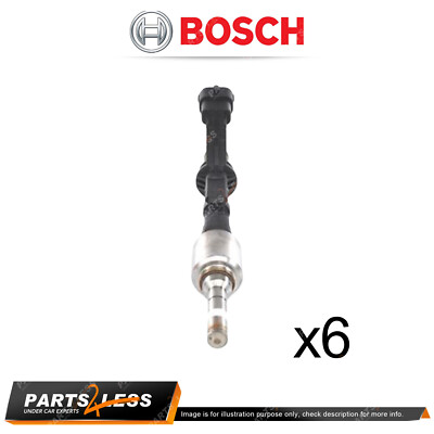 6 x Bosch Fuel Injectors Part Number 0261500296 Refer OE AJ8 13643 ...