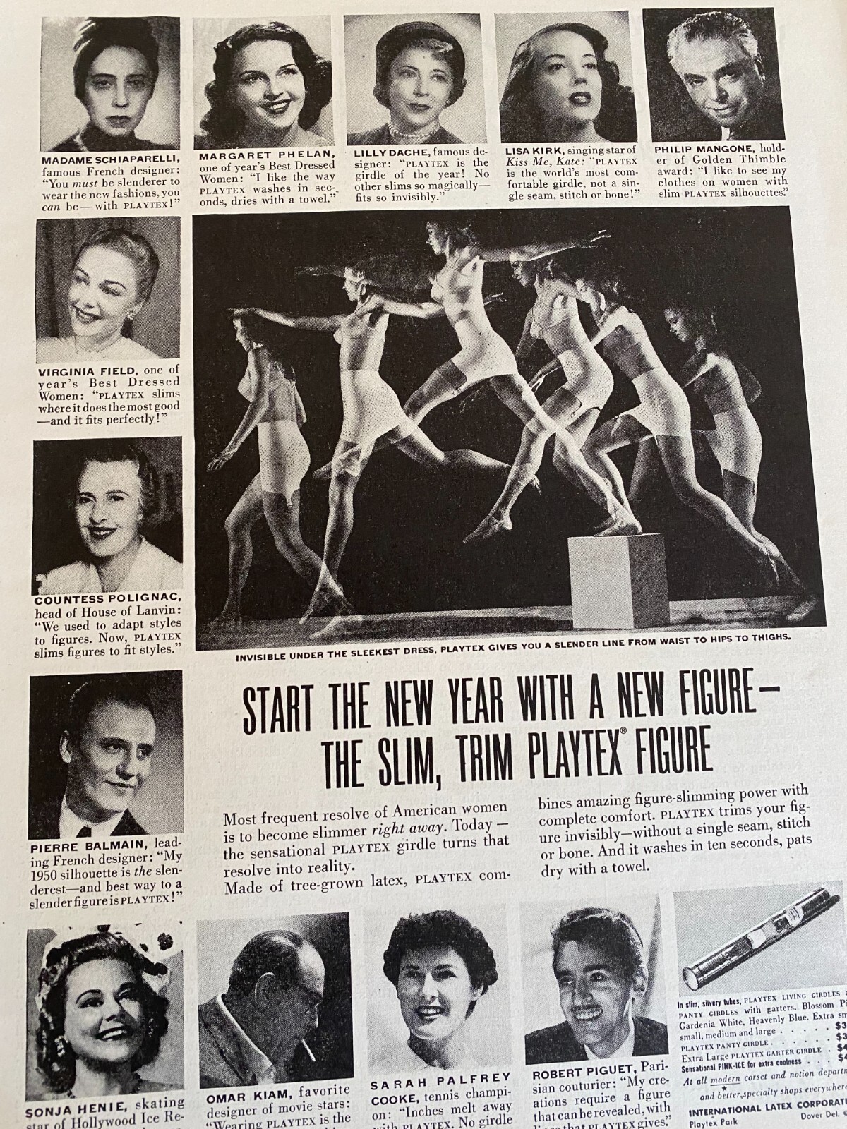 Playtex Girdles, Full Page Vintage Print Ad | eBay