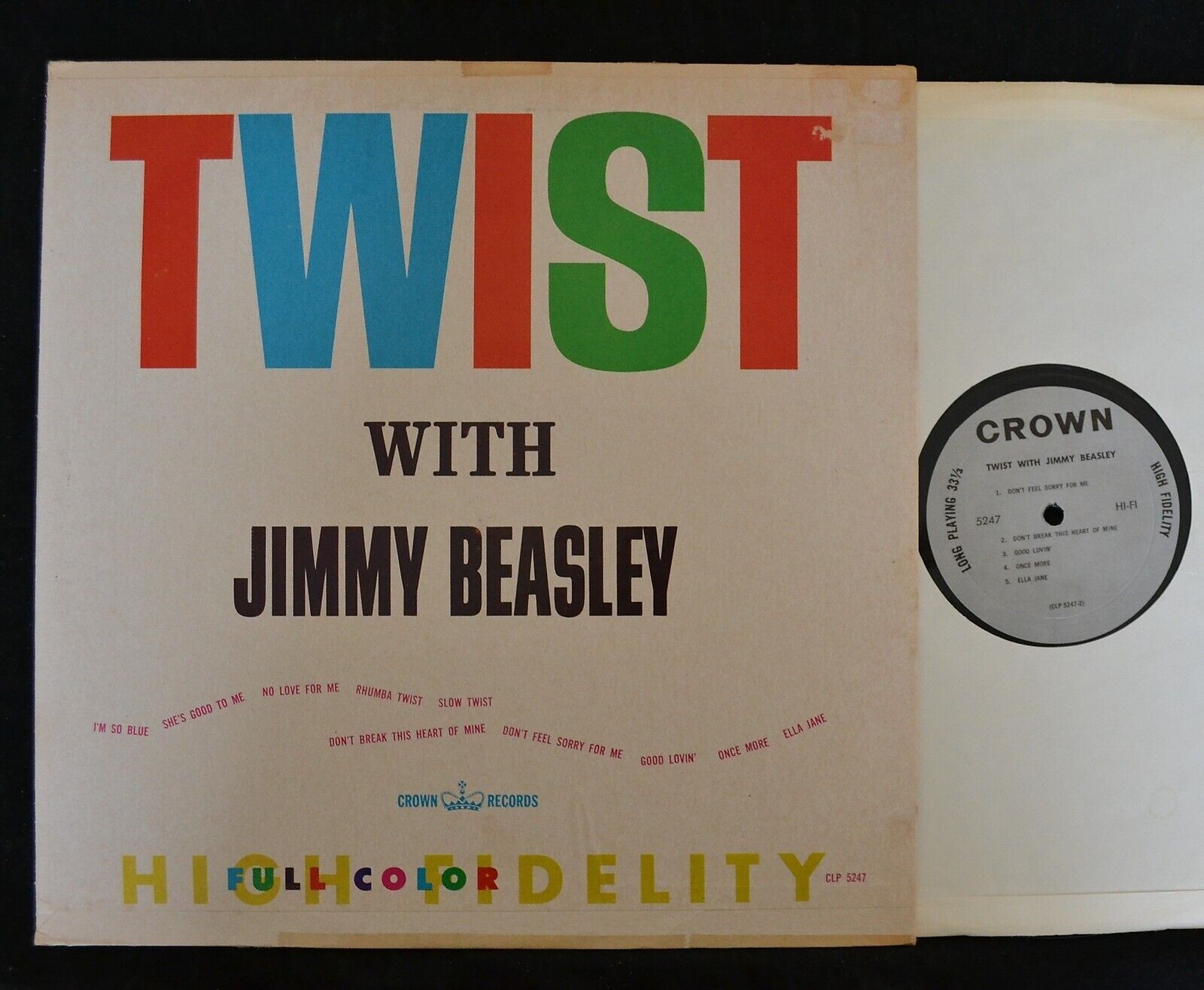 Jimmy Beasley TWIST CROWN Records 5247 | eBay