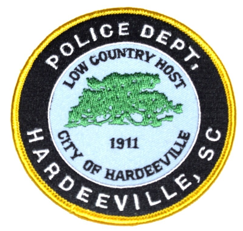 HARDEEVILLE SOUTH CAROLINA Sheriff or Police Patch LOW COUNTRY HOST OAK ...