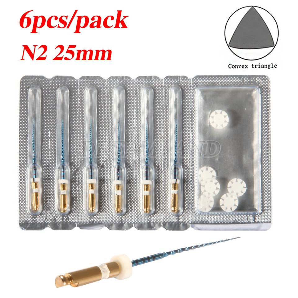 Dental Endodontic Endo Files Rotary NITI Files Root Canal File 25mm N2 ...