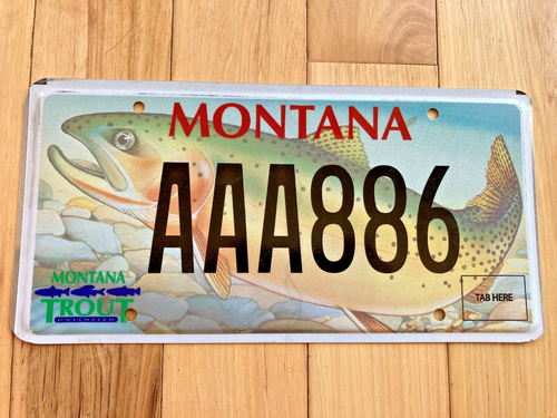 2013 Montana Trout License Plate | eBay