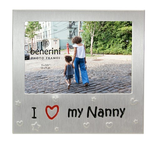 I Love My Nanny Photo Picture Frame Mothers Day Gift Birthdays ...