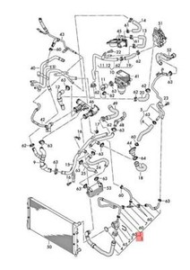 Genuine SEAT VW Alhambra Coolant Hose With Quick Release Coupling ...