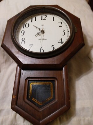 Beautiful Vintage RARE Seth Thomas Electric Strike Wall, School House ...