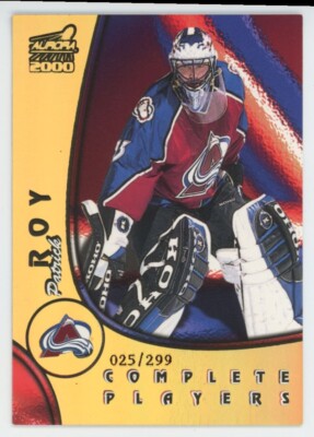 1999-00 PACIFIC AURORA Patrick Roy COMPLETE PLAYERS HOBBY #5 /299 | eBay