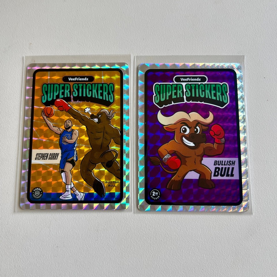 Stephen Curry Bullish Bull Manga 2025 VeeFriends Super Stickers ...