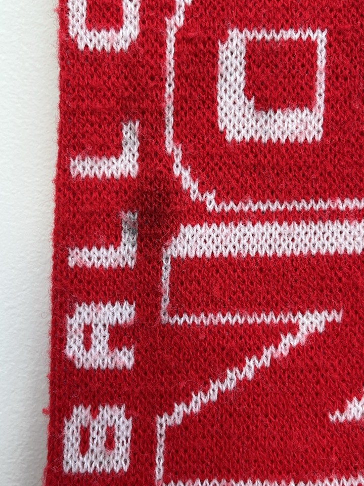 Vintage Arsenal Football Scarf 1990s 90s Pollard Sports Red White | eBay UK