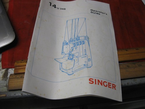 SINGER 14U34B ULTRALOCK Sewing Machine Instruction Users Manual Guide ...