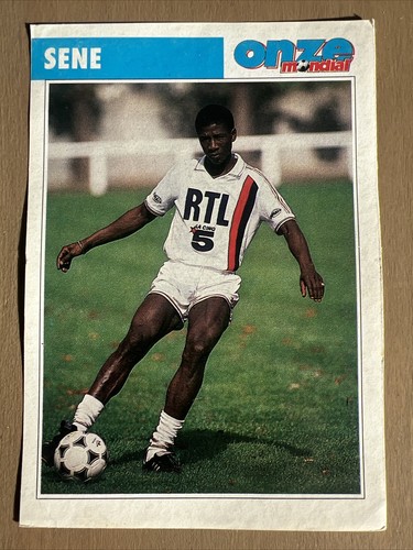 CARD ONZE MONDIAL OUMAR GUEYE SENE ROOKIE 1990 PSG PARIS SG | eBay