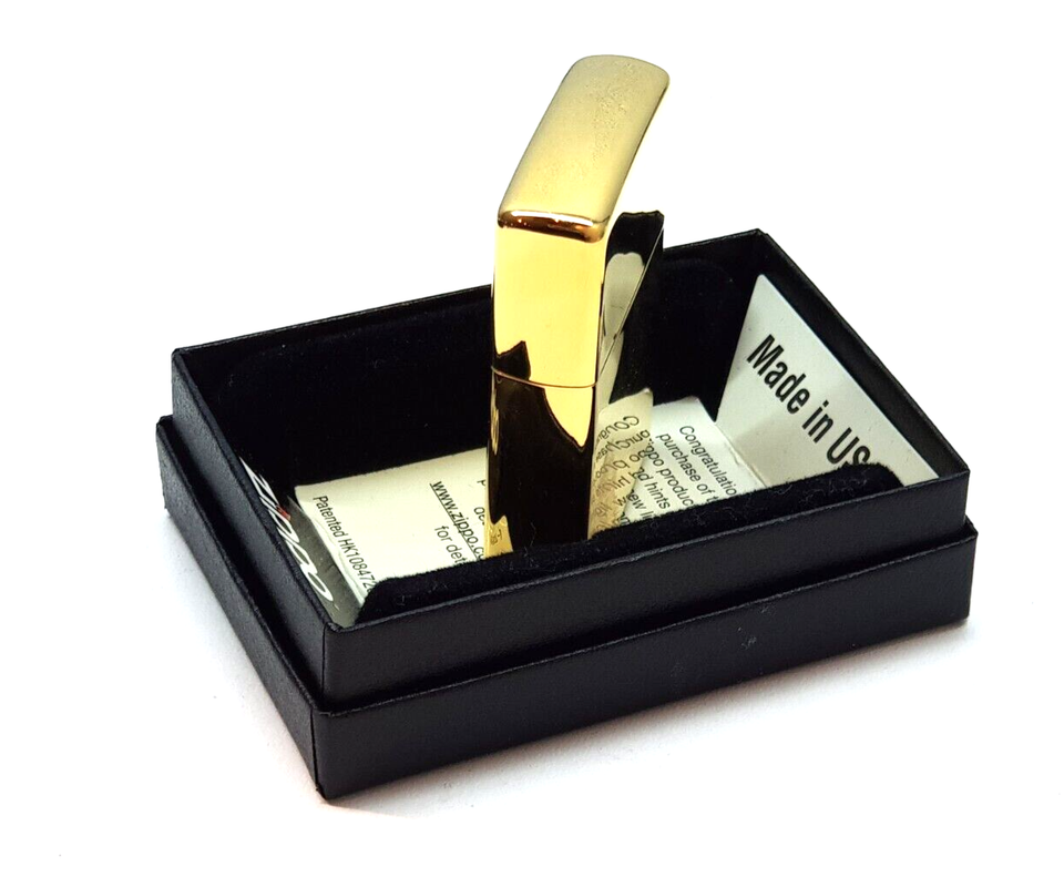 24CT GOLD PLATED GENUINE ZIPPO LIGHTER 24K | eBay