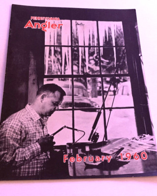 VINTAGE Pennsylvania Angler Magazine Feb 1960 Illustrated Fishing Cover ...