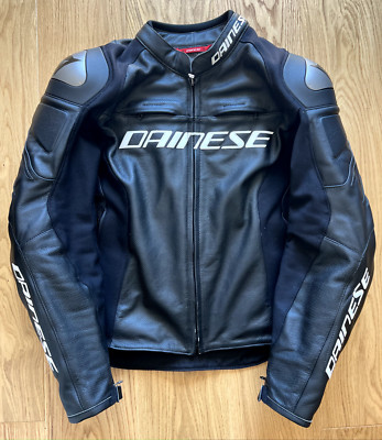 Dainese Racing 3 Perforated Leather Motorcycle Jacket Size 56 | eBay UK