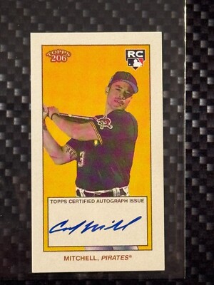 CAL MITCHELL 2023 Topps 206 High Series AUTOGRAPH Short Print SP ON ...