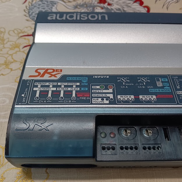 Audison SRx4 Car Amplifier 4 Channel 340W Max Power Bridgeable Class AB ...