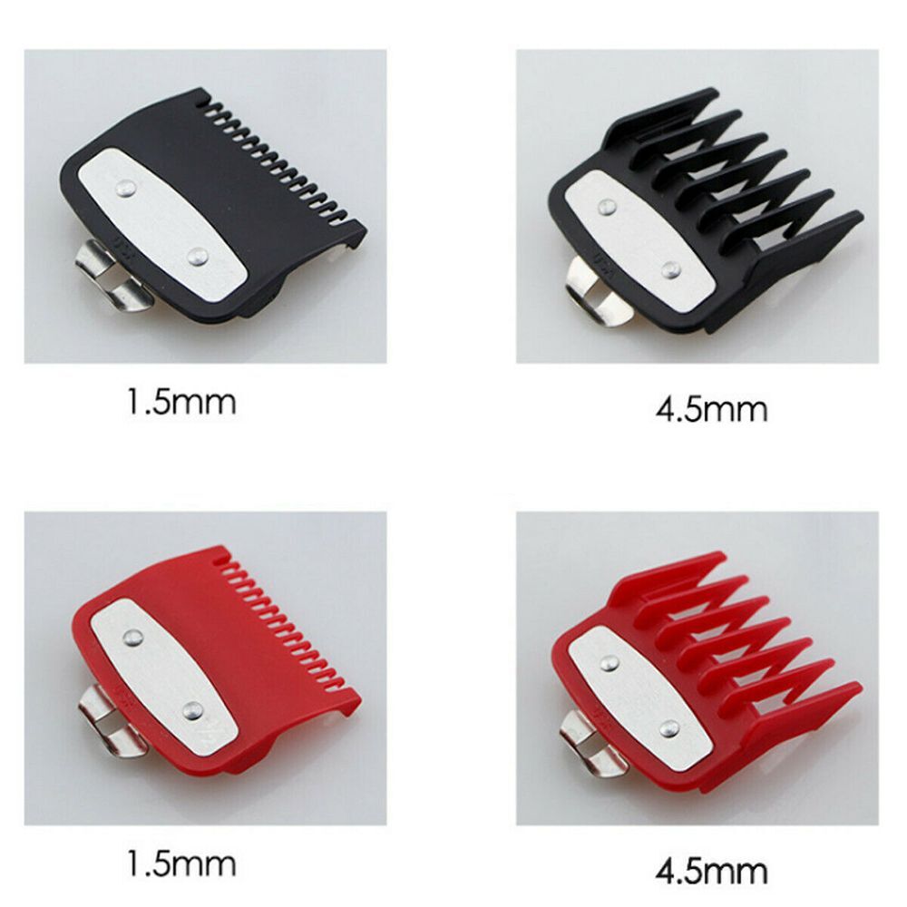2PCS/Set 1.5/4.5mm Universal Barber Trimmer Guards Guide Hair Clipper ...