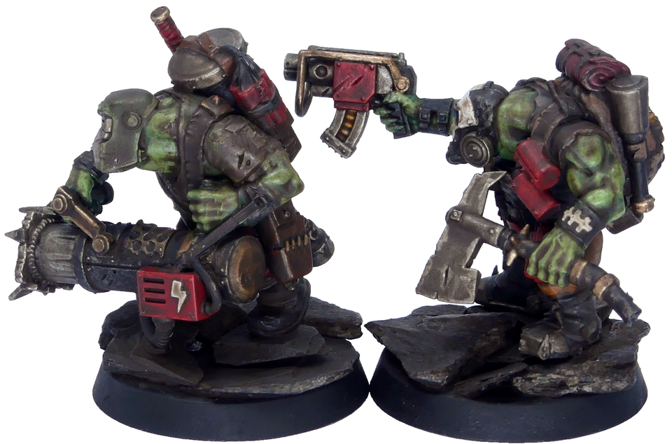 Warhammer 40k Orks Warhammer 40K Ork Kill Team Kommandos (12 Models) | eBay
