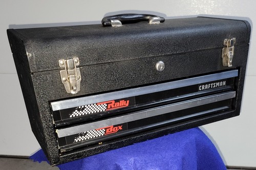 CRAFTSMAN 2-drawer RALLY BOX Mechanics Toolbox Tool Chest - Made 1998 ...