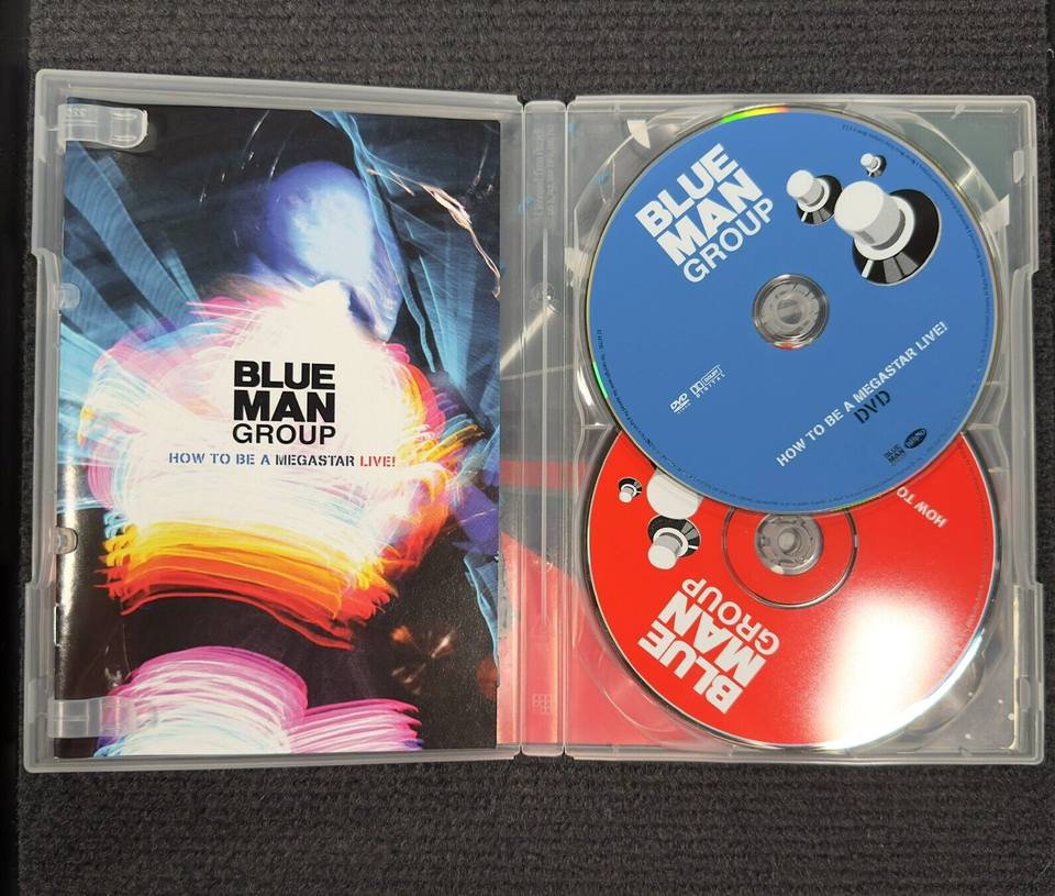 Blue Man Group – How To Be A Megastar Live! Rhino Records Art Rock DVD ...