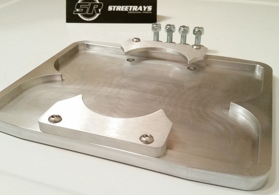 StreetRays 75/35 Billet Aluminum Optima Battery Hold Down Tray Bracket ...