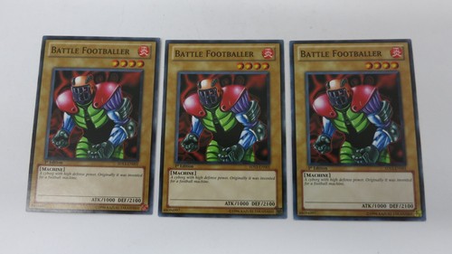 3x BATTLE FOOTBALLER MONSTER 5DS3-EN001 1ST EDITION COMMON YUGIOH NM | eBay