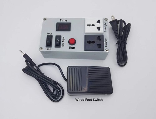 New Digital Enlarger Timer for Darkroom Photo Process With Foot Switch ...