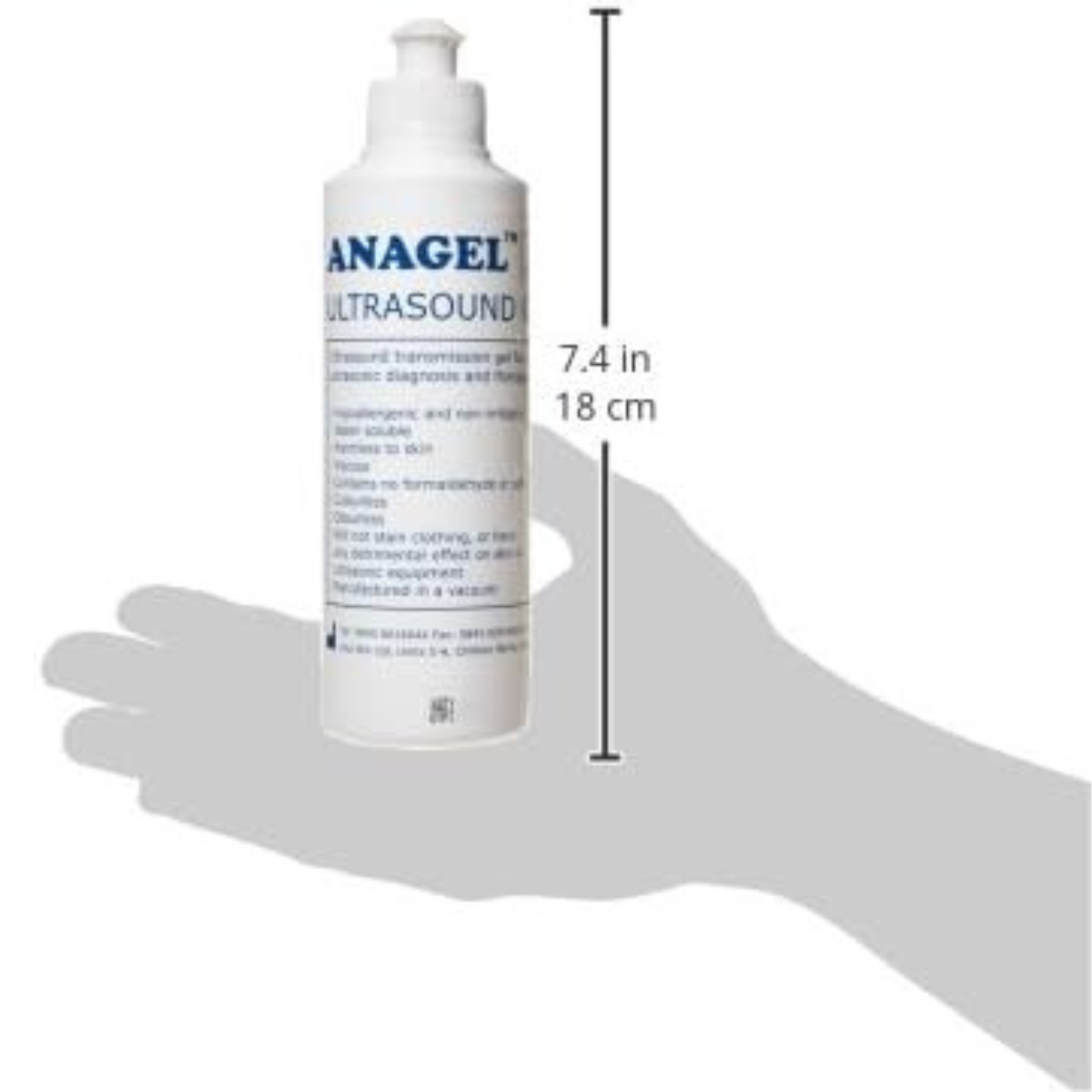 Anagel Ultrasound Transmission Gel 250ml-1L-5L Fetal Doppler For All ...