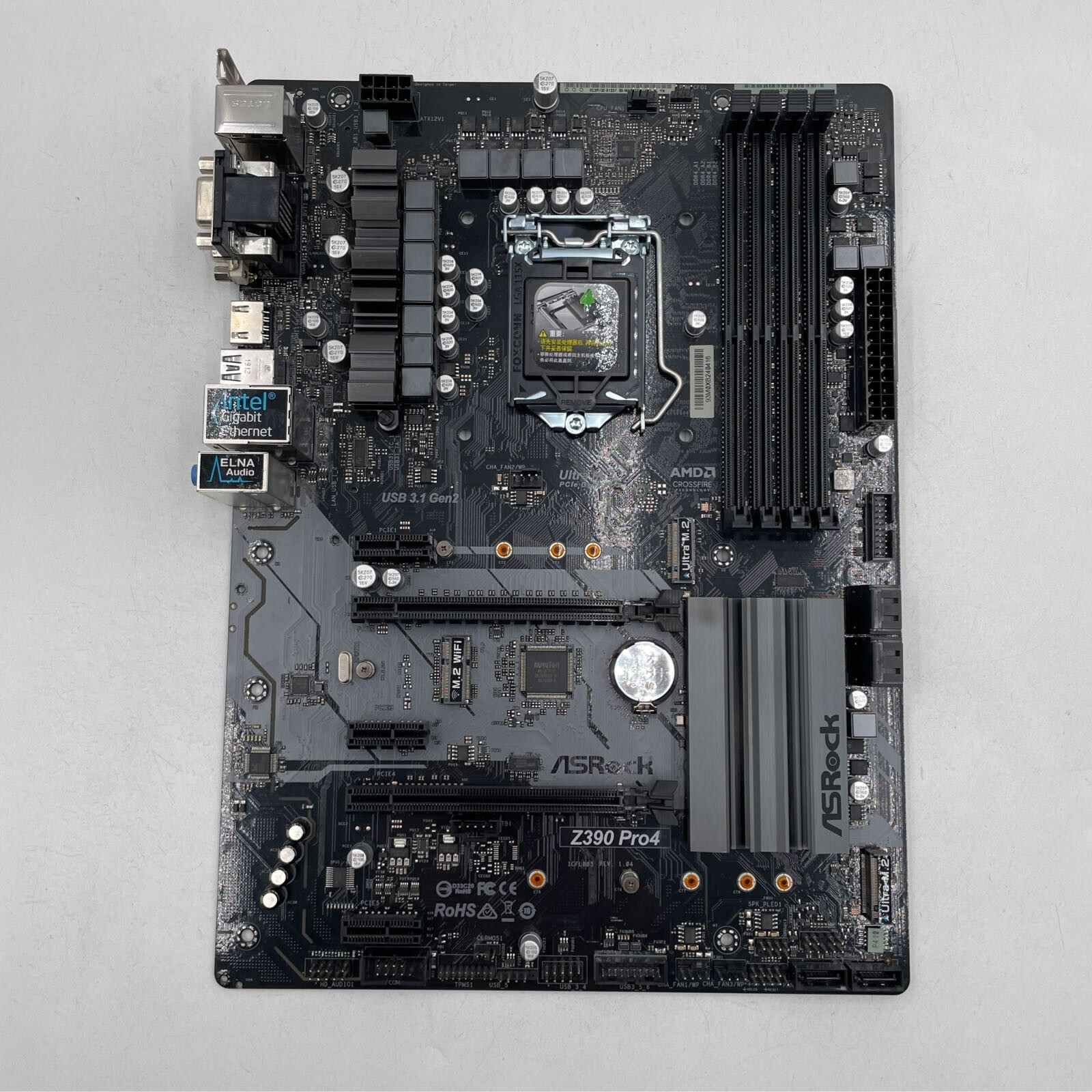 ASRock Z390 PRO4 Intel LGA1151 DDR4 ATX Motherboard 4717677336733 | eBay