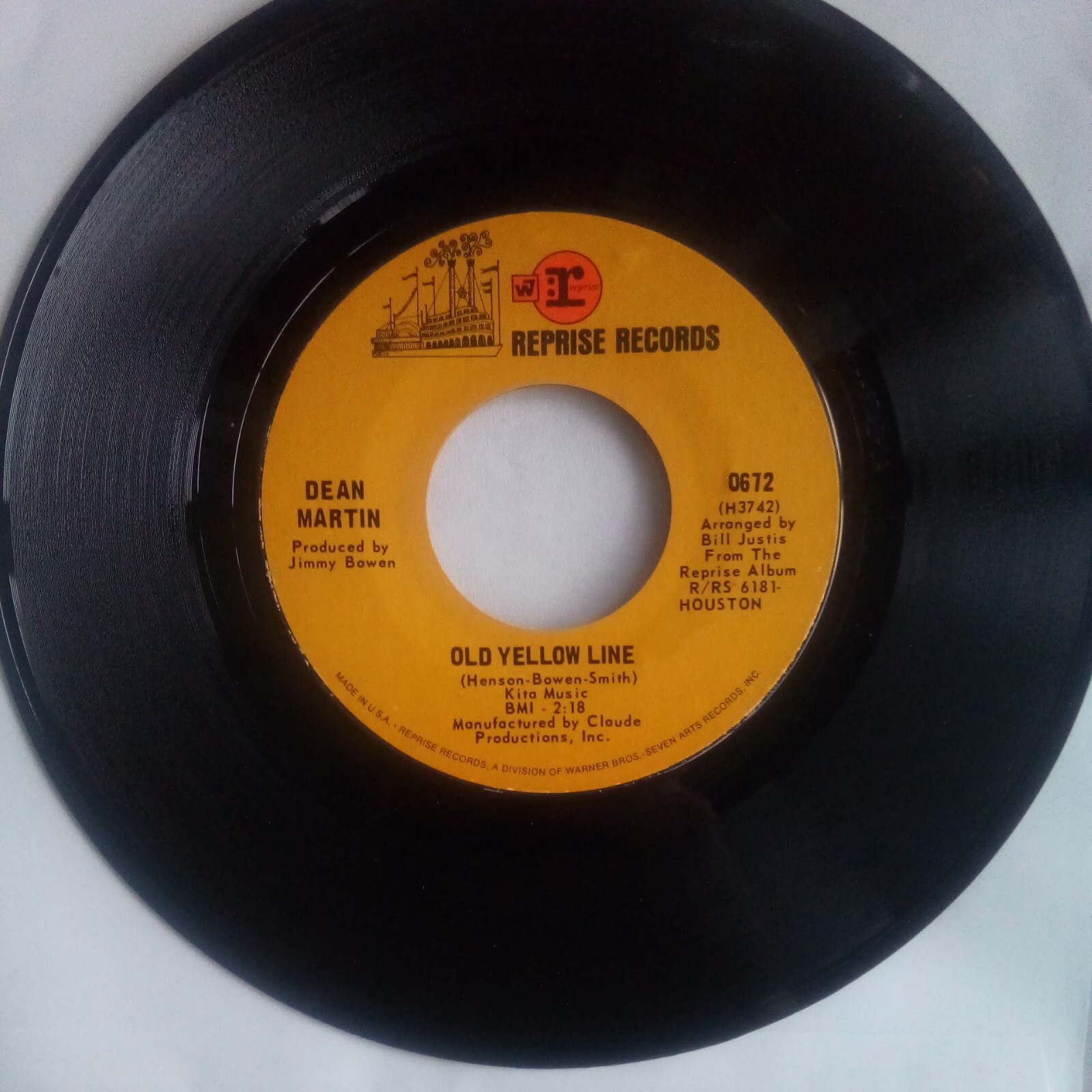 Dean Martin - You've Still Got A Place In My Heart /Old Yellow Line ...