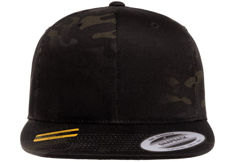 Yupoong 6089 YP Classics Snapback Hat Flat Bill Baseball Cap Blank ...