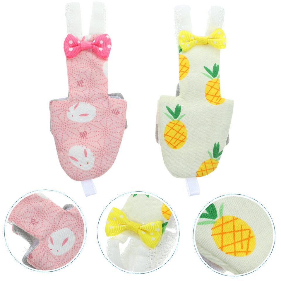 2 Pcs Parrot Nappy Clothes Pee Mat Bird Pant Diaper Clothing Small | eBay