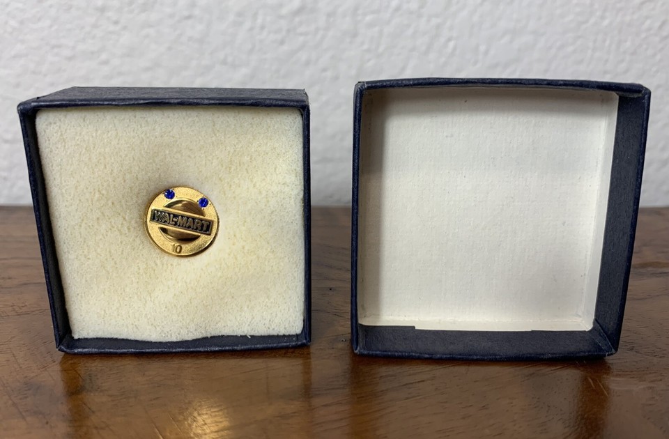 Walmart Associate Lapel Pins Service Award Employee 5- 10- 15- 20 ~ 25 ...