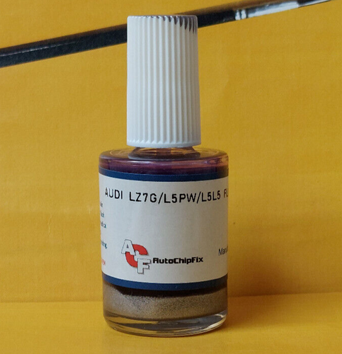 For AUDI Code LZ7G/L5PW/L5L5 FLOETTSIBLER Touch up Paint +Free Fine ...
