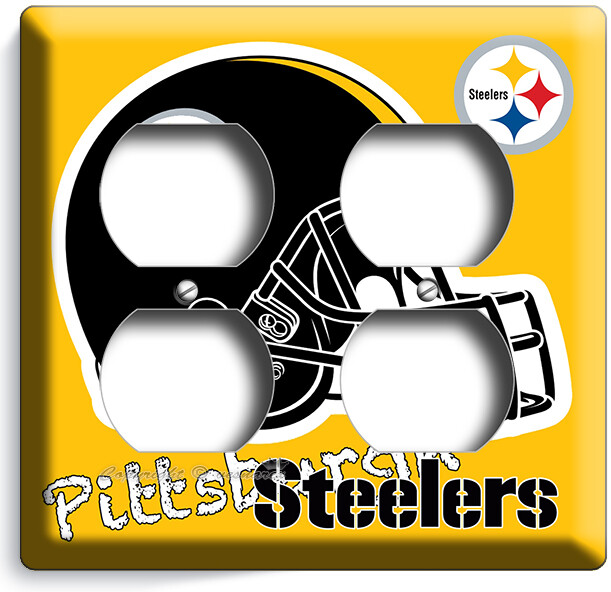 PITTSBURGH STEELERS FOOTBALL TEAM LIGHT SWITCH OUTLET WALL PLATES MAN ...