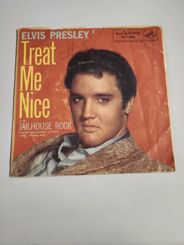 Elvis Presley - Treat Me Nice - RECORD SLEEVE ONLY (45RPM 7”) (SLV38)2 ...