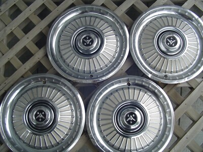 14 INCH VINTAGE 1959 59 DESOTO FIREDOME FIRESWEEP FIREFLITE HUBCAPS ...