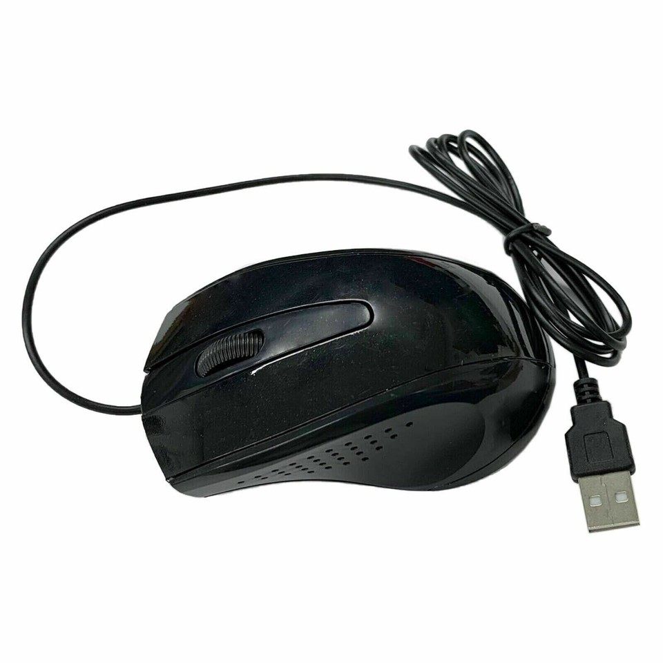New PC/Laptop/Desktop USB 3D Optical Scroll Wheel Mouse Mice Black | eBay