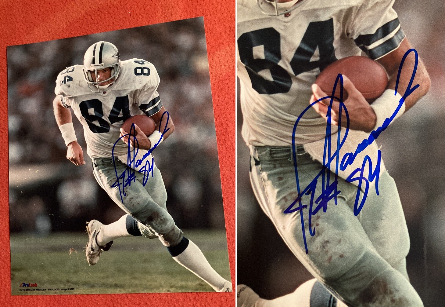 Authentic autograph JAY NOVACEK signed Dallas Cowboys 3x SB TE 8x10 ...
