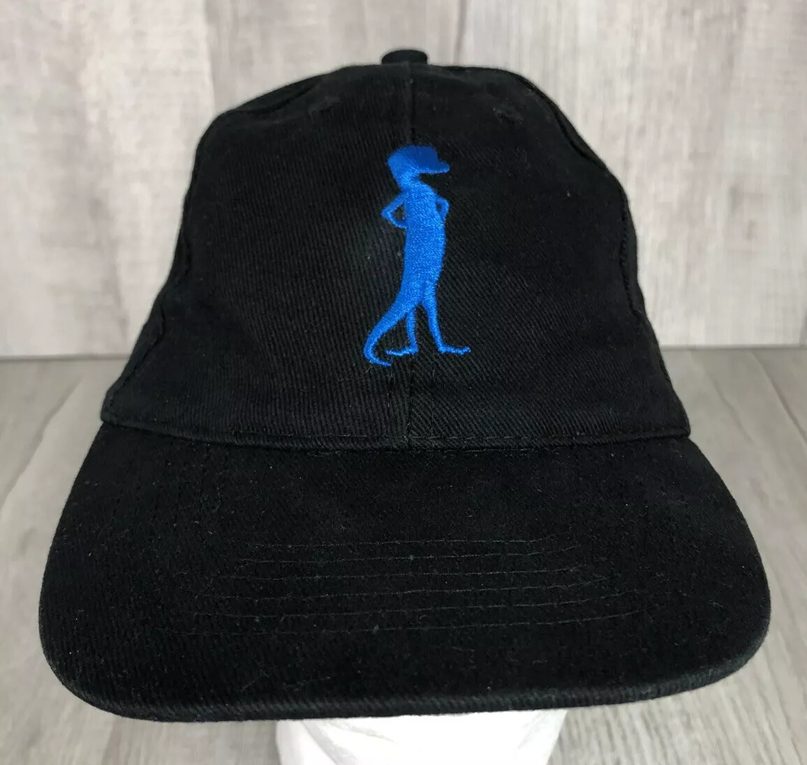 GEICO Black Hat Blue Gecko Knit Logo Norm Core Low Pr… - Gem