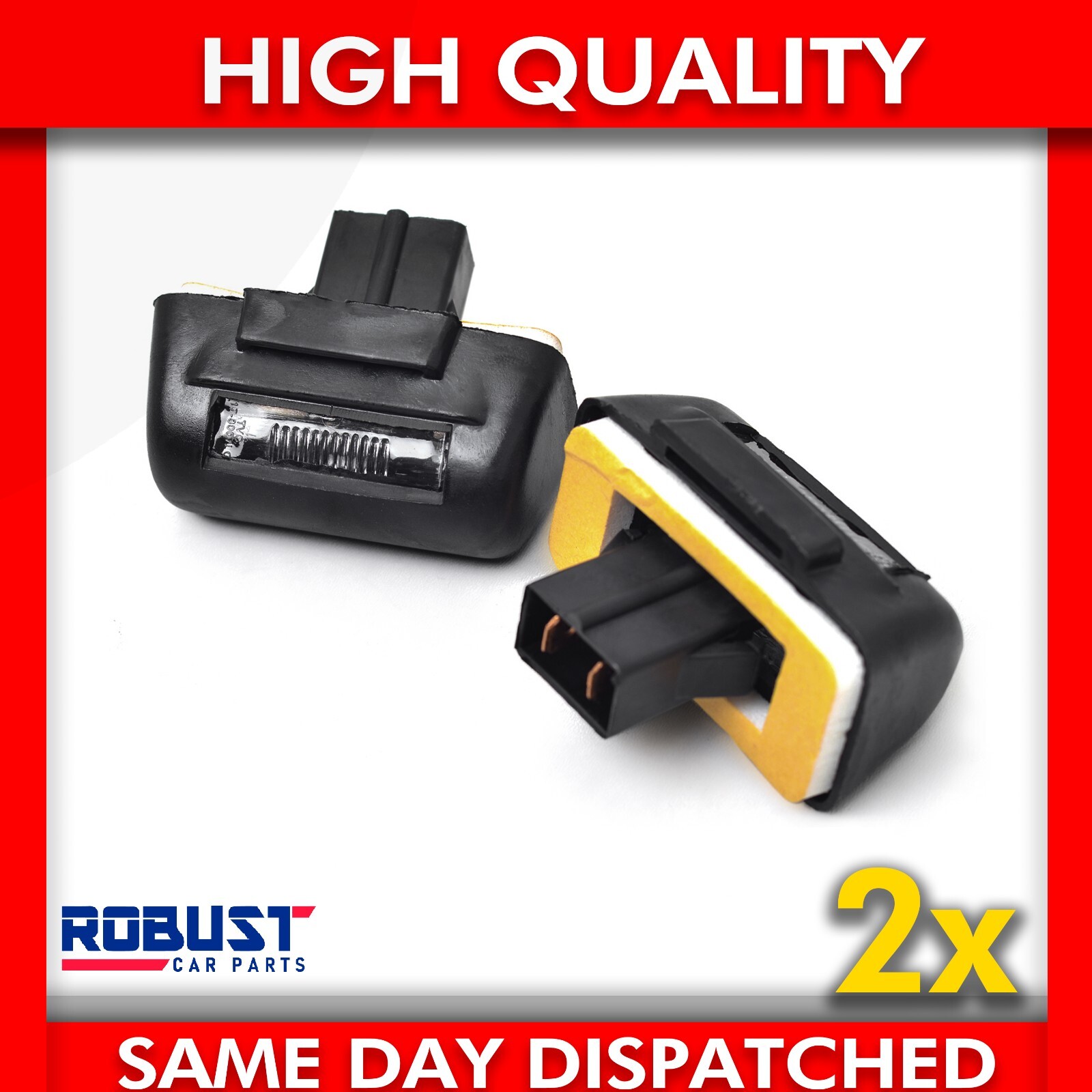 2X FOR TRANSIT REAR BACK NUMBER PLATE LIGHT MK5 MK6 MK7 1732840 (1995 ...