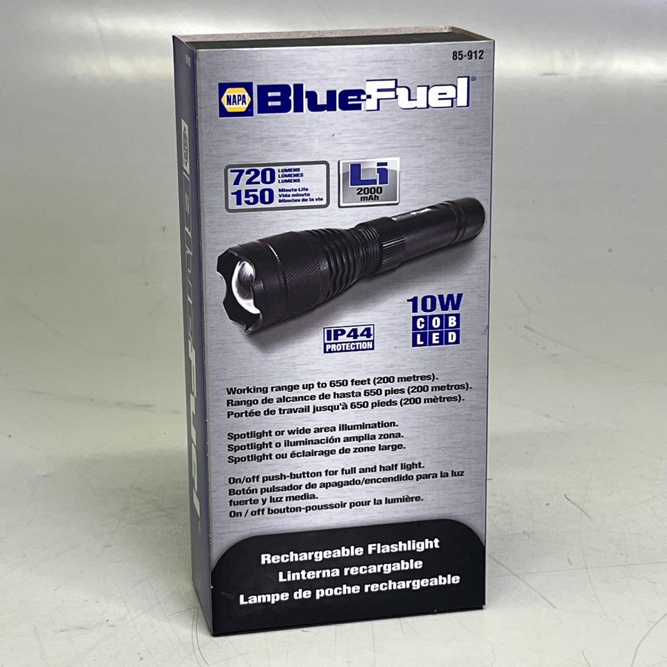 NAPA Rechargeable Flashlight 720 Lumens Work Light 85-912 | eBay