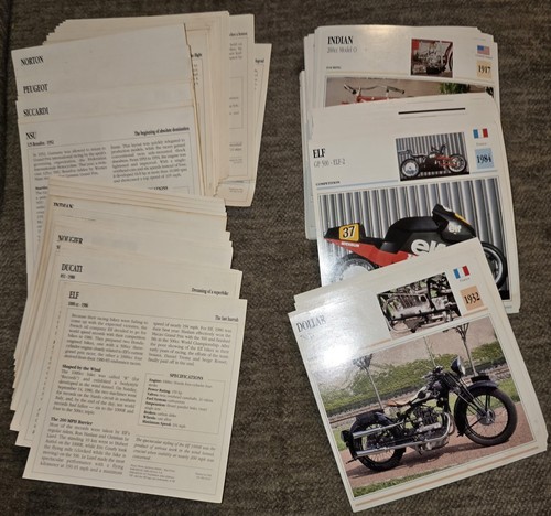 1 Box of Atlas Editions Motorcycle Trading Cards. Incomplete Set. | eBay