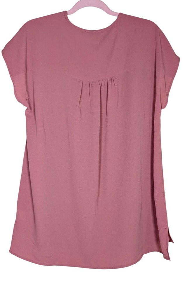 Faith And Joy Womens Shirt Top Blouse Size 2X Mauve Dusty Rose | eBay